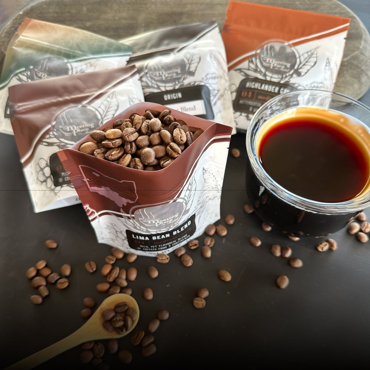 Holiday Coffee Sampler Gift Box, 6 Gourmet Flavored & Origin Coffees i ...